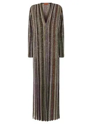 Missoni Patterned Maxi Dress - Silver
