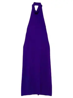 TOM FORD Halterneck Open-back Dress - Purple