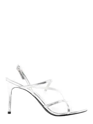 Tory Burch 90mm Multi-strap Sandals - Silver