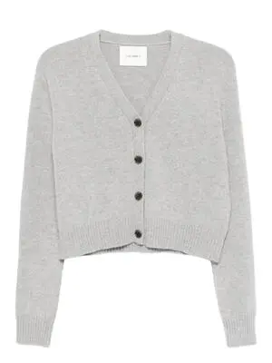 LISA YANG Marion Button-Front Cropped Cardigan