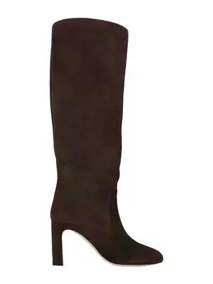 STUART WEITZMAN 85mm Block-heel Suede Boots - Brown
