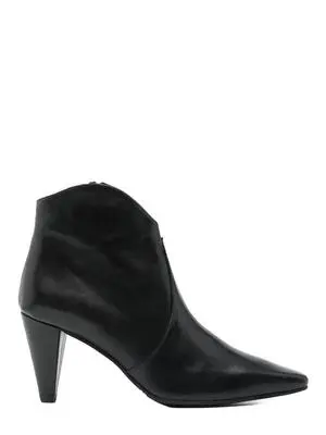 EVALUNA 80mm Pointed-toe Heeled Boots - Black