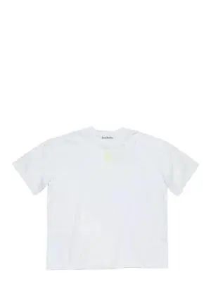 Acne Studios Logo-embellished Organic-cotton T-shirt - White