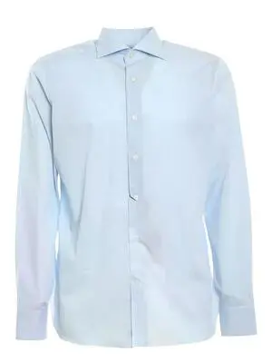 BORRIELLO NAPOLI Cotton Shirt - Blue