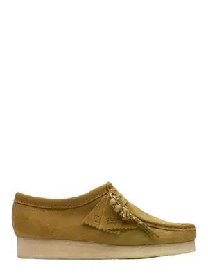 Clarks Wallabee Mid Derby Shoes - Green