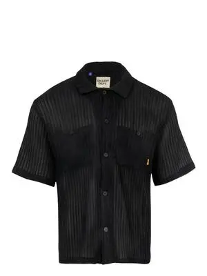 GALLERY DEPT. Playground Ribbed Short-sleeve Shirt - Black
