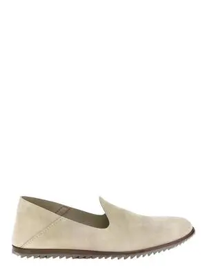 PEDRO GARCIA Suede Loafers - Neutrals