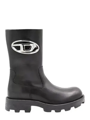 DIESEL Biker Boots - Black