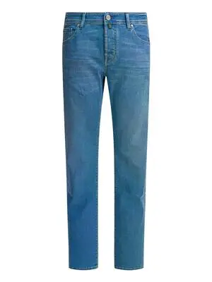 Jacob Cohen Cotton-blend Straight-leg Jeans - Blue