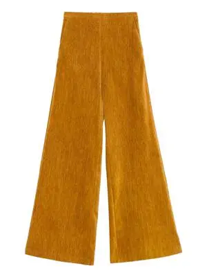 FORTE_FORTE Textured Trousers - Orange