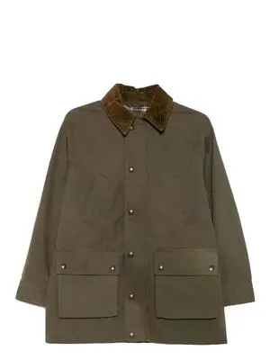 Polo Ralph Lauren Corduroy-collar Flap-pocket Coat - Green