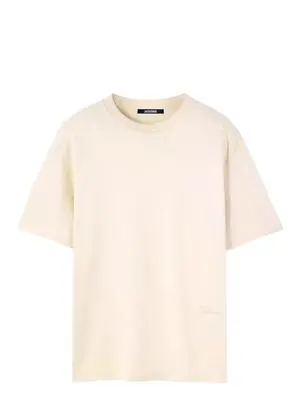 Jacquemus Embroidered Short-sleeve T-shirt - Neutrals