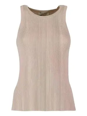 Max Mara Ribbed Tank Top - Neutrals
