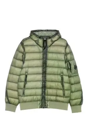 C.P. COMPANY Lens-detail Hooded Jacket - Green