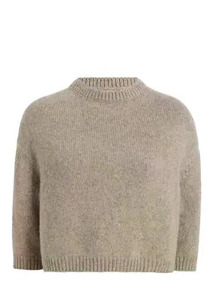 Khaite Sabina Crew-neck Sweater - Neutrals