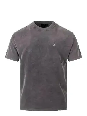 REPRESENT Acid-wash Logo T-shirt - Grey