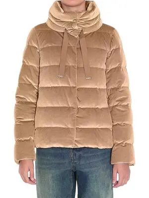 Herno Padded Velvet Jacket - Neutrals