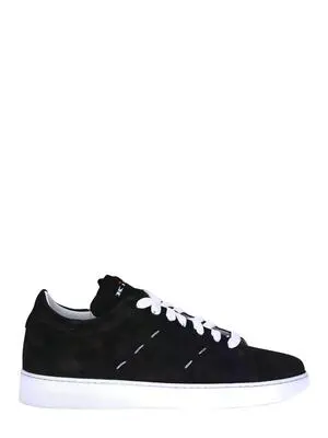 Kiton Lace-up Sneakers - Black