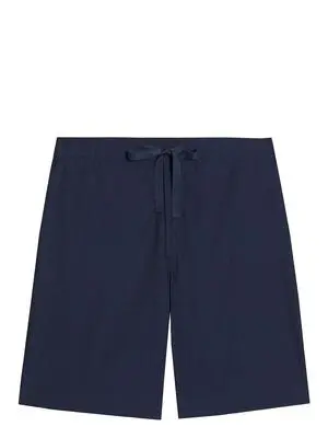 Orlebar Brown Cotton-poplin Drawstring Shorts - Navy