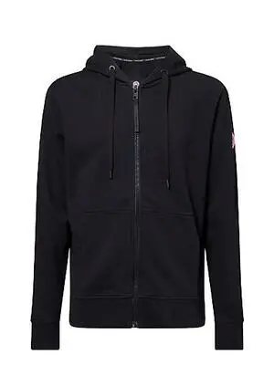 Canada Goose Huron Zipped Cotton-jersey Hoody - Black - Noir