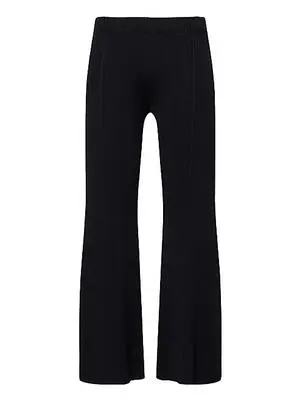 CFCL Flared Knitted Trousers - Black