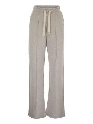 Max Mara Folk Plush Trousers - Light Grey