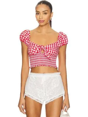 LoveShackFancy Isalia Top - Cupids Bow