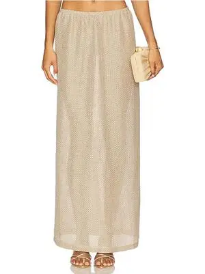 LESET Stella Maxi Skirt - Dune