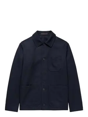 SLOWEAR Incotex Twill Chore Jacket Navy