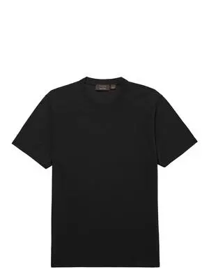 SLOWEAR Incotex Zanone Slim-fit Icecotton T-shirt - Black