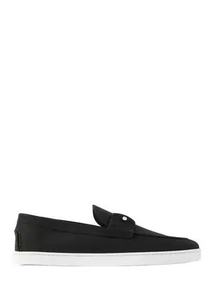 CHRISTIAN LOUBOUTIN Chambeliboat Nubuck Loafers - Black