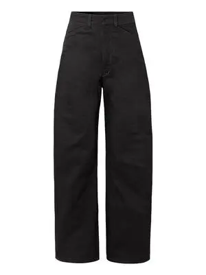 LEMAIRE Barrel-leg Denim Pants - Black