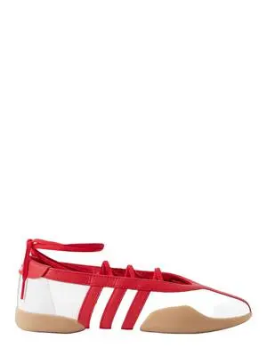 ADIDAS ORIGINALS Taekwondo Mei Ballet Leather Sneakers - Red