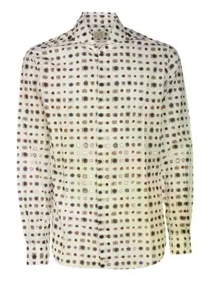 4FF Dot-print Shirt - Neutrals