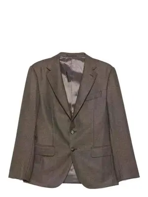 Caruso Buttoned Wool-cashmere Jacket - Brown