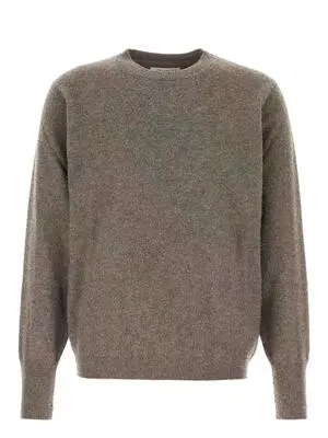 MAISON MARGIELA Four-stitch Logo Sweater - Brown
