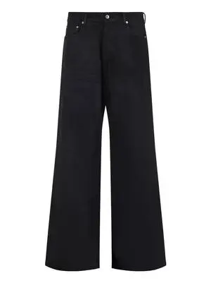 Rick Owens Wide-leg Jeans - Black