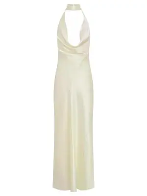 NICHOLAS Cowl-neck Maxi Dress - Neutrals
