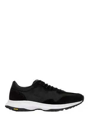 SCAROSSO Leather Sneakers - Black