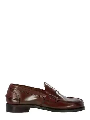SAXONE OF SCOTLAND Arran 1407/03 Penny Loafers - Red