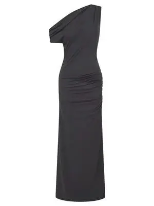 NICHOLAS One-shoulder Maxi Dress - Black