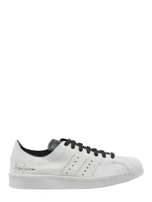 Y3 Superstar Perforated-detail Sneakers - White
