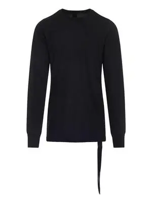 Rick Owens Drape-detail Sweatshirt - Black