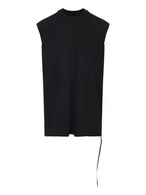 Rick Owens Dropped-shoulder Tank Top - Black