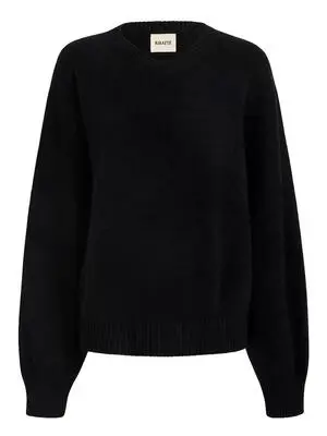 Khaite Wolfe Cashmere Sweater - Black