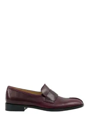 MAISON MARGIELA Leather Loafers - Red