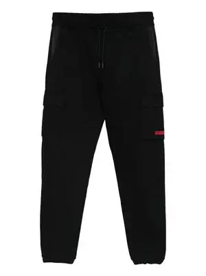 Karl Lagerfeld Cargo Straight-leg Trousers - Black