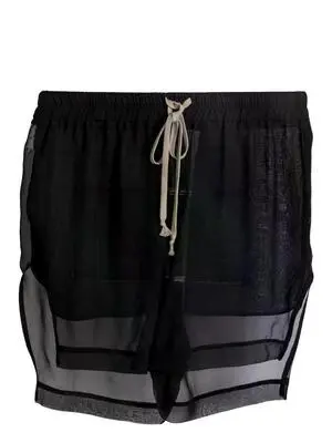 Rick Owens Concordians Layered Shorts - Black