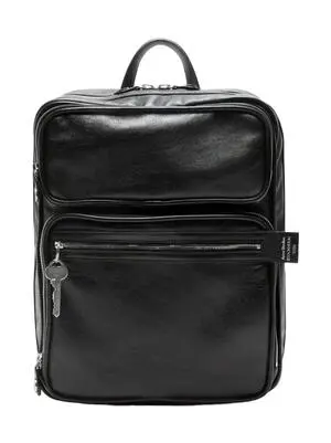 Acne Studios Leather Top-handle Backpack - Black