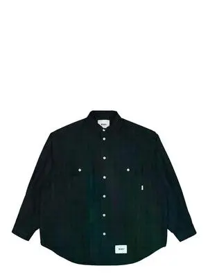 WTAPS Pocket-detail Plaid Shirt - Green